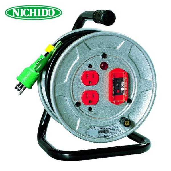 NICHIDO コードリール(単相100V・ブレーカー付)|特長:長さ、保護機能、電線種など多種多様のコードリールです。