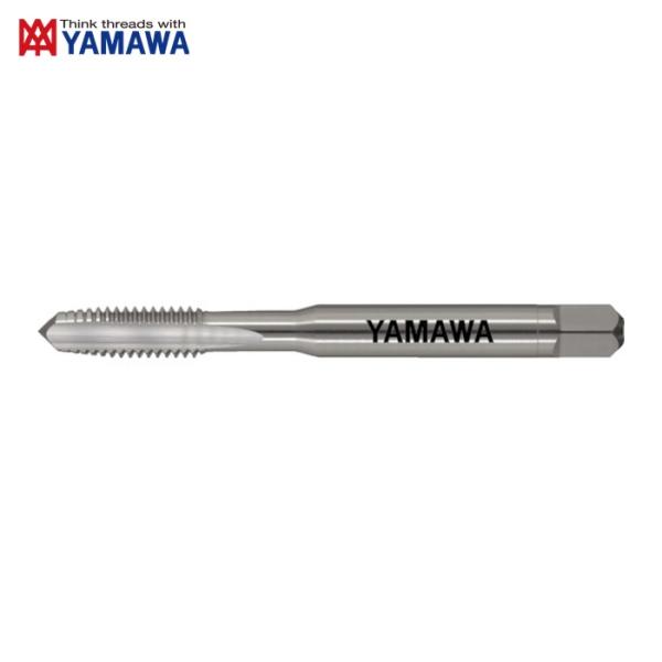 ヤマワ ハンドタップ|特長:切りくずが粉状またはそれに近い小さくカールする被加工材に適しています。 刃先強度が大きくなっています。 再研磨が容易です。