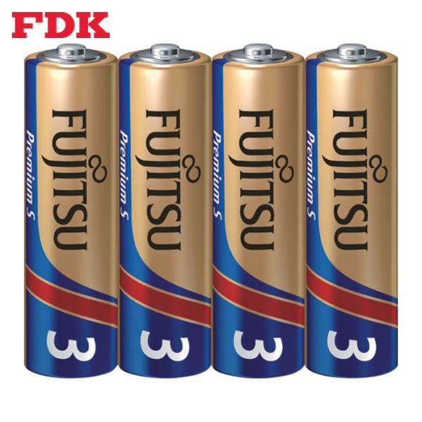 FDK アルカリ電池|特長:ひとつ上の長持ち性能と大電流特性を両立させ、すべての機器で高性能を発揮します。 液漏れ保障付きです。 抗菌ラベルを採用しています。