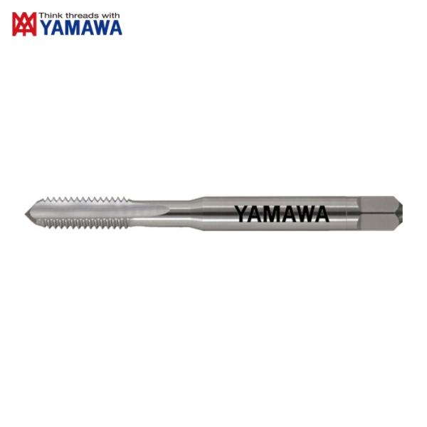 ヤマワ ハンドタップ|特長:切りくずが粉状またはそれに近い小さくカールする被加工材に適しています。 刃先強度が大きくなっています。 再研磨が容易です。