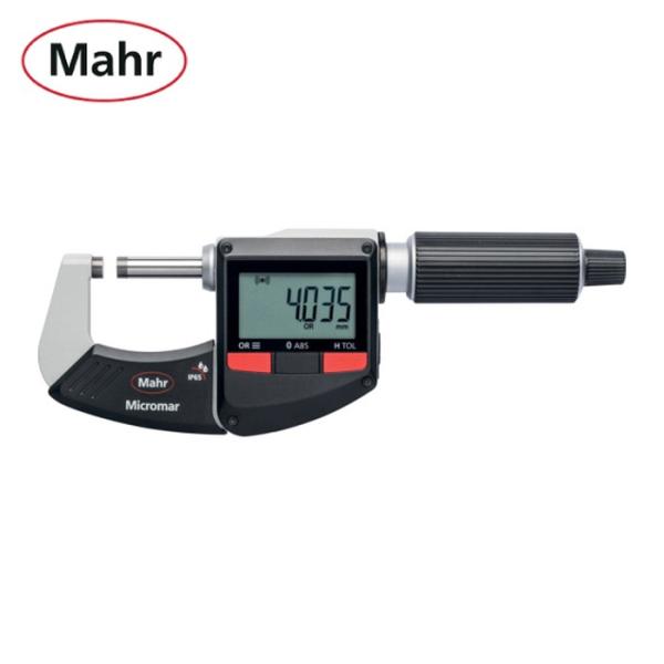 マール デジタル外側用マイクロメーター|特長:ワイヤレスシステムを内蔵することにより、測定動作への制約がありません。 装置内や大きなワークを測定するときも、ケーブルが邪魔になることはありません。 ハイコントラストなディスプレイには測定値が高...
