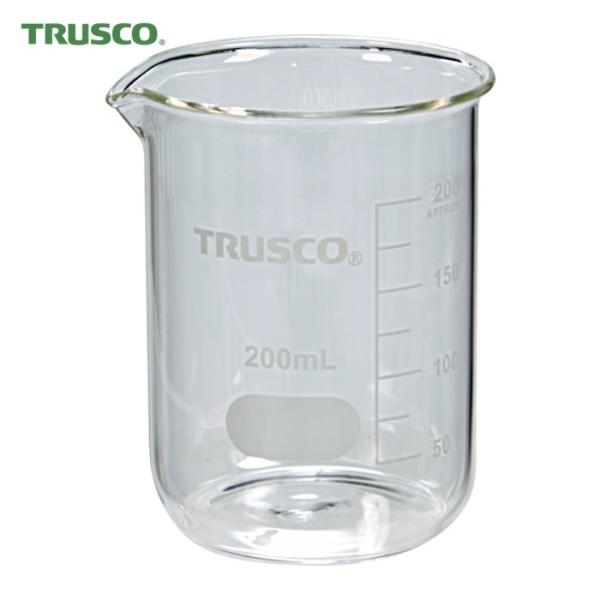 TRUSCO ビーカー|特長:耐熱性・耐薬品性に優れたホウケイ酸ガラス製のトールビーカーです。