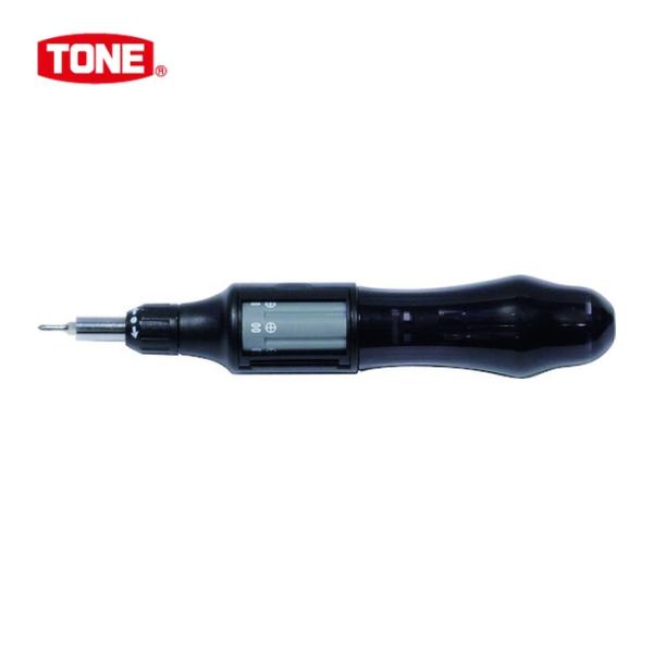 TONE 精密ドライバー|特長:リボルバー式のビット交換機能を備える精密ドライバーです。 ラチェット機構は無段階のギアレス仕様です。