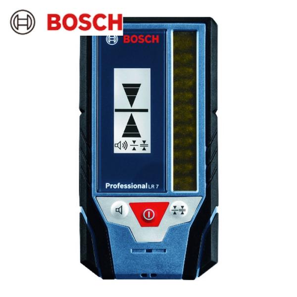 ボッシュ レーザー墨出器用受光器|特長:レーザーの照射位置を正確に把握できます。 緑色と赤色のレーザーラインを検知出来ます。