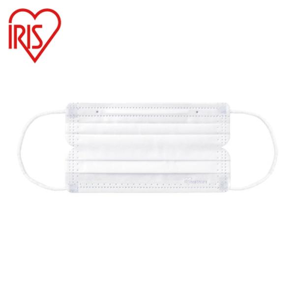 IRIS 一般作業用マスク|特長:4mmのやわらか丸耳ひもを採用することで、長時間使用しても耳が痛くなりにくい仕様となっています。 側面両端Vカット加工により、頬との隙間を低減し、長時間ぴったりフィットします。 ポリプロピレン不織布とフィル...