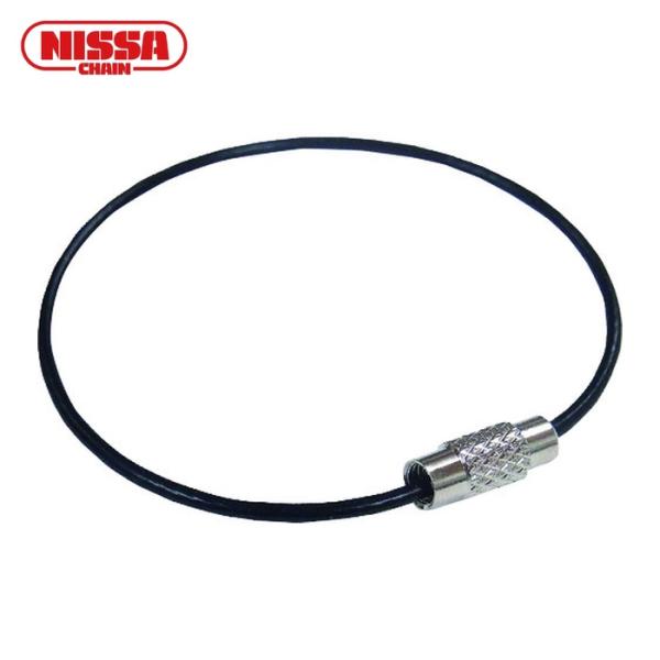 特長●ワイヤーロープ部分にコーティングを施しているため、こすれ切れなく安全にお使いいただけます。●また、色も6色とバリエーションが豊富なのも魅力です。用途●鍵の保管や小物整理に。●ネームプレートやグッズの取付けに。●カードやチラシを留め、店...