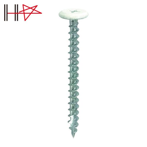 DAIDOHANT 木工用造作ビス|特長:大きな頭でガッチリ固定します。 足割加工を施しているため、木材に対して負担を軽減します。 (長さ13・17mmは空回り防止のため、足割レス)ねじ部にセレーション加工(ねじ山に切れ目をいれている)を施...