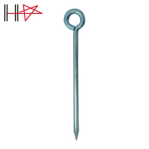 特長●地面にロープをガッチリ固定したい時に便利です。用途●区画分けや侵入防止、ブルーシートやサンシェード等の固定に。