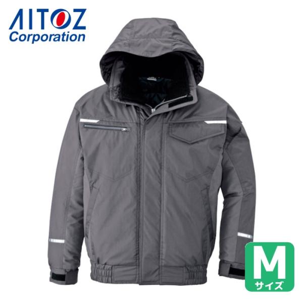 アイトス 防寒ジャケット|特長:制電基準JIS T8118適合品です。 防風機能付きで保温効果があります。 撥水機能付きです。