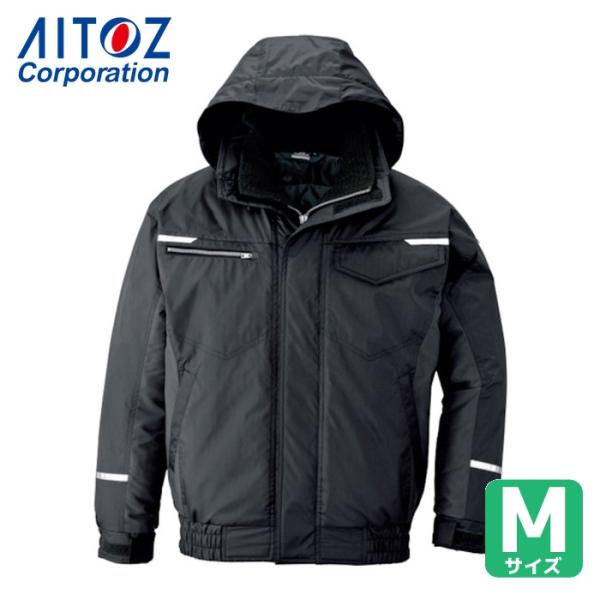 アイトス 防寒ジャケット|特長:制電基準JIS T8118適合品です。 防風機能付きで保温効果があります。 撥水機能付きです。