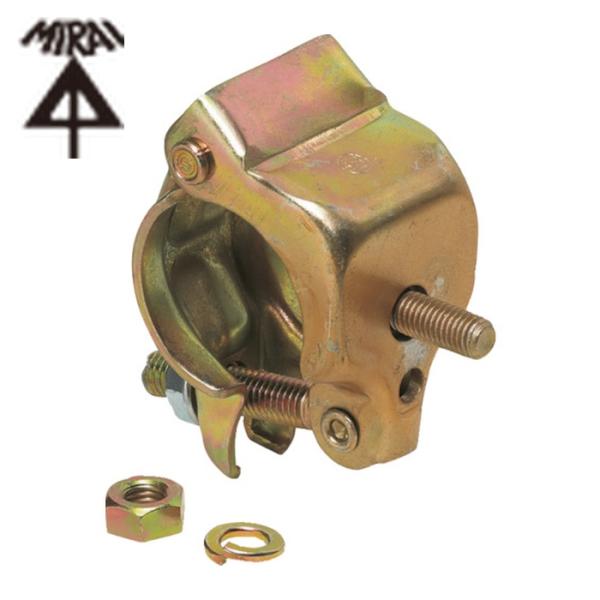 未来 単管オプション|特長:単管へのポリ台(取り付け自在型)などに使用します。 ボルトタイプで、ケーブルハンガー(仮設用)、WB取付ステー等の取り付けに使用します。 ボルトはW3/8となります。