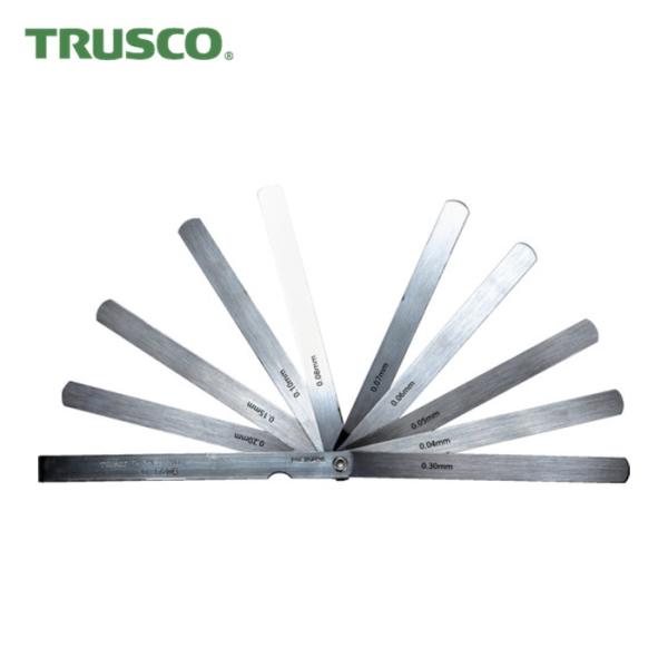 TRUSCO スキマゲージ|特長:他の測定器では測り得ない微細な二平面の間隔を簡単に、かつ正確に検査することができます。 焼き入れ品です。