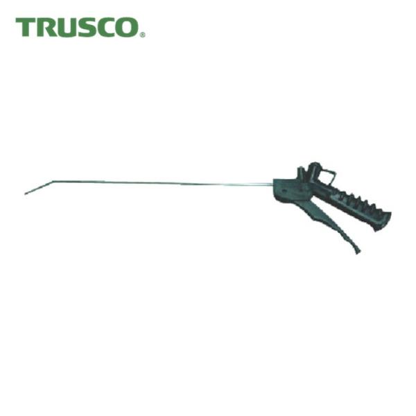 TRUSCO エアダスター(樹脂ボディ)|特長:強化プラスチック製で軽量かつ丈夫です。 手元でのレバー操作で簡単流量調整できます。 エアの供給が上下どちらでも可能な万能型です。