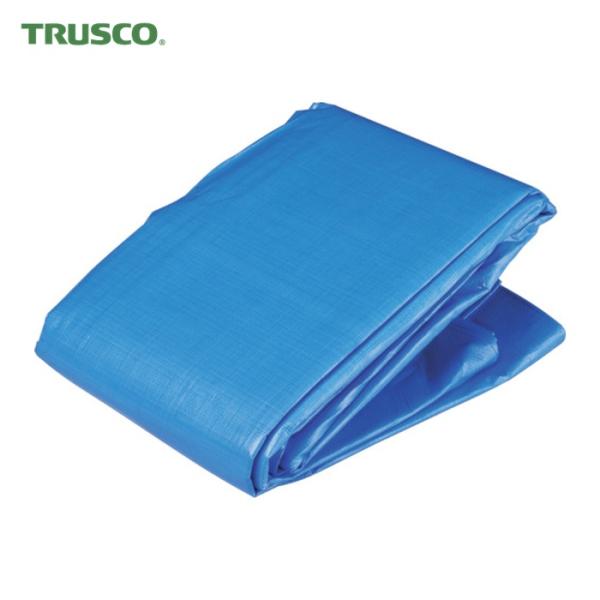 TRUSCO ブルーシート|特長:産業用、土木用、農業用と幅広く使用できる中期使用型のシートです。