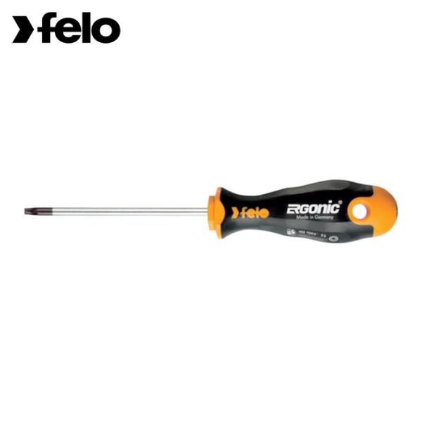 FELO ヘックスローブドライバー|特長:ハンドルに特殊なソフト素材(特許取得済み)を使用することで、手に馴染み力を入れやすいです。 シームレスハンドルにより握り易さ抜群です。 机上で不用意に転がることがないよう設計されています。
