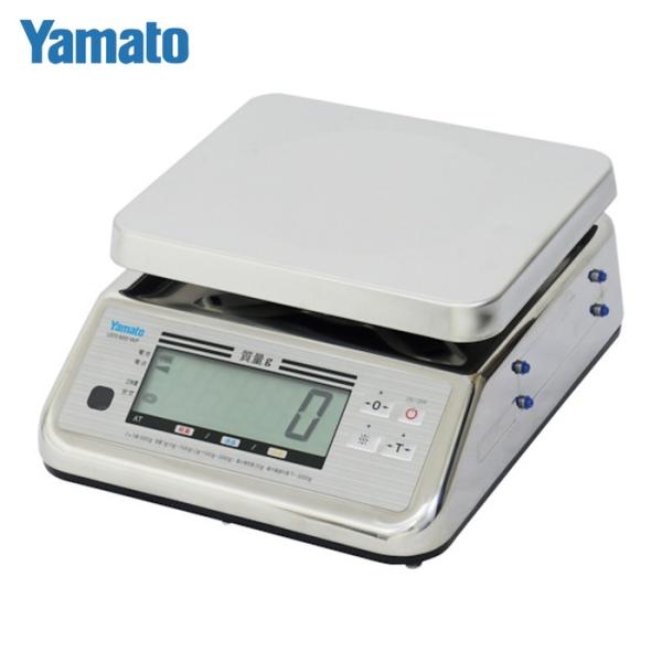 YAMATO 防じん・防水型デジタルはかり|特長:計量スピード0。 6秒以下を実現しました。 電池寿命は約3000時間(アルカリ乾電池使用時)です。