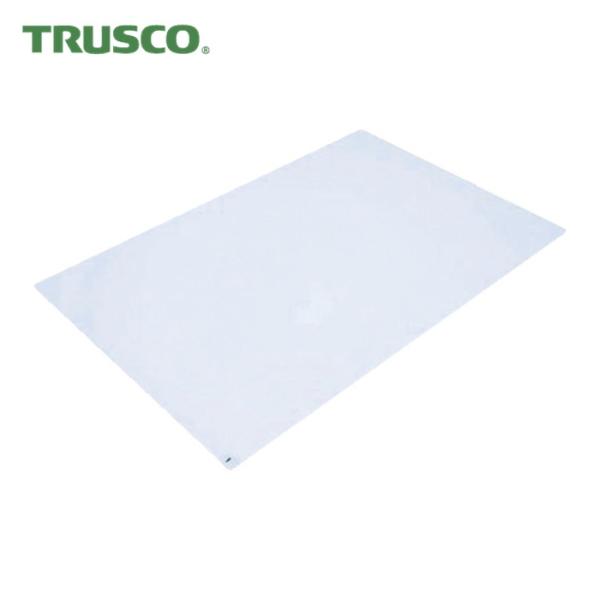 TRUSCO クリーンマット|特長:カウントダウンタグ付でマットの残数の確認が容易です。 30枚1シートを段ボール梱包しているため保管時や輸送時のヨレを軽減しました。 汚れたフィルムをはがすだけでいつでも清潔な環境にすることができます。