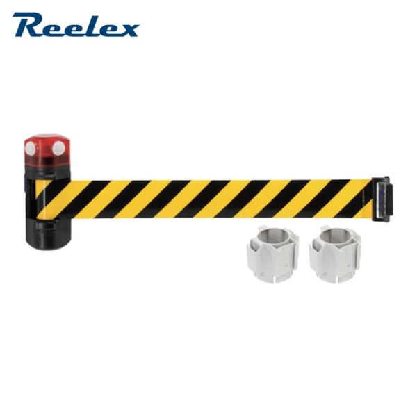 特長●人感センサーLEDライトが付いたバリアリールLongです。●バリアリールLongの形状に合わせた専用設計です。用途●夜間や暗所での危険区域などへの立入規制に。