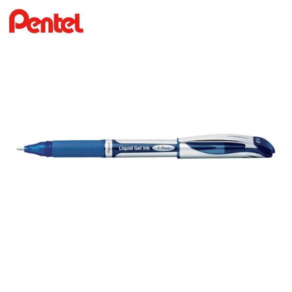PENTEL ボールペン|特長:濃くはっきりとした文字が書け、速記にも強く、乾きも速いエナージェルインキ採用です。 軽くなめらかな書き味です。 リサイクル素材を使用し、CO2排出量を低減します。