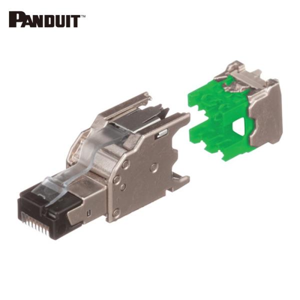 PANDUIT モジュラージャック|特長:2ペアSTPケーブルの現場施工を容易にします。 カテゴリ5eの性能を備えたPROFINETかんたん成端シールドモジュラープラグは、PROFINETシールドケーブル2ペア22AWGシールドツイストペア...