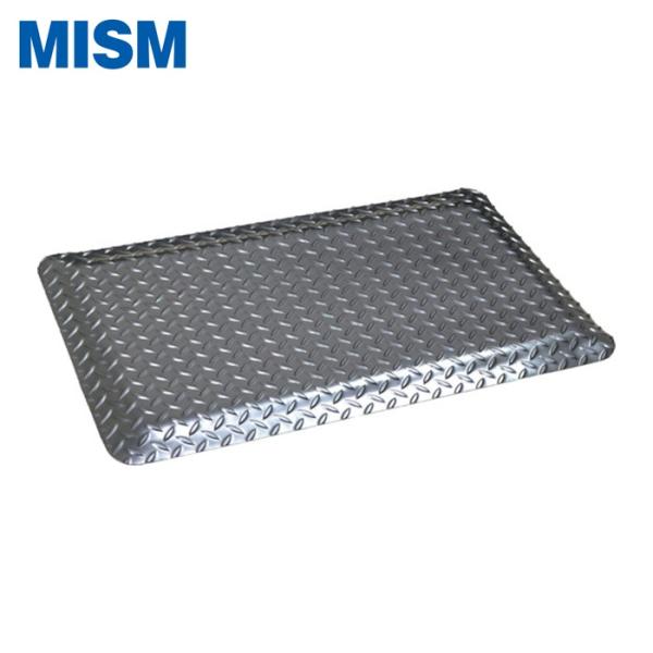 MISM 静電気対策マット|特長:静電気が影響を及ぼす精密部品を扱う作業場での使用に最適です。 長時間の立ち作業に対し、足腰の疲労を軽減致します。 フチには傾斜を設けており、つまづきにくい仕様になっております。