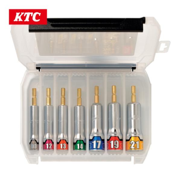 KTC ソケットビット(電動工具用)|特長:ビットにヒューズ機構を採用することで、破損しても先端部分(ソケット)の落下を防ぎます。 折れても落ちず、着脱も容易な独自の落下防止機構を内蔵のインパクトドライバ用ソケットビットです。