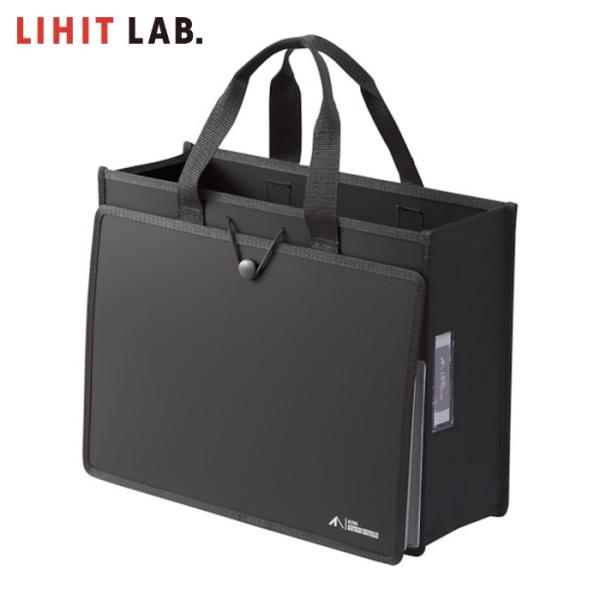 LIHIT 書類用バッグ|特長:折りたたみ式のツールバッグです。 書類整理に便利なジャバラポケット付きです。