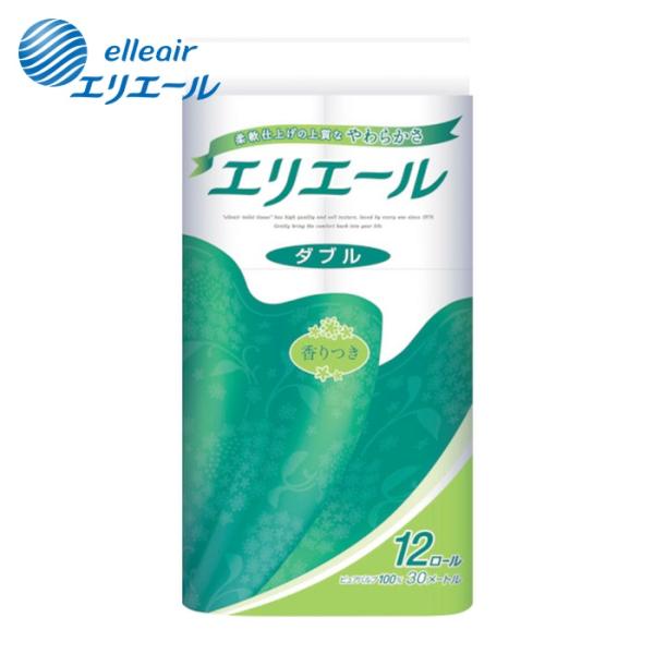 エリエール トイレットペーパー|特長:柔軟剤技術でふっくらやわらかな肌ざわりです。 リラックス感のある香りです。