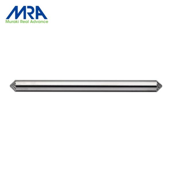 MRA 超硬バー|特長:安定したばり取り、面取りを実現するために刃径公差を±。 025mmと高精度化しました。 ビビリの減少や安定したバリ取りを実現し、ツールを交換した場合のバリ取り品質の安定化、工具の長寿命化に貢献します。