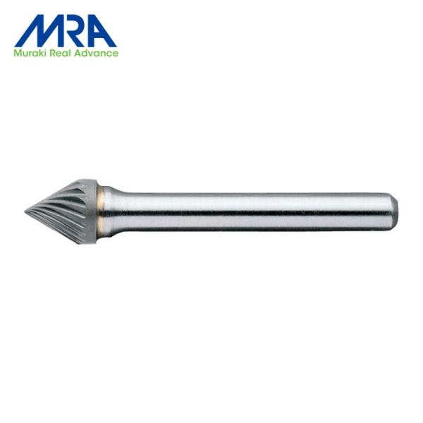 MRA 超硬バー|特長:安定したばり取り、面取りを実現するために刃径公差を±。 025mmと高精度化しました。 ビビリの減少や安定したバリ取りを実現し、ツールを交換した場合のバリ取り品質の安定化、工具の長寿命化に貢献します。