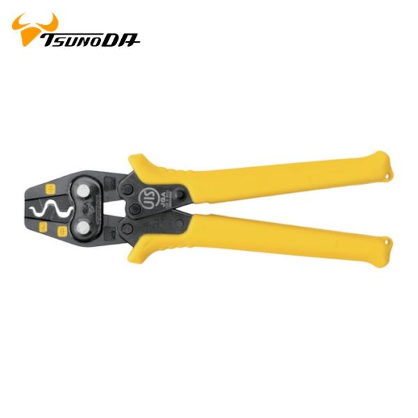 TTC 手動圧着工具|特長:電気工事技能試験必携工具です。 作業効率アップの両面カラーマーカー仕様です。 仮押え可能で、電線の差し込みがスムーズに行えます。