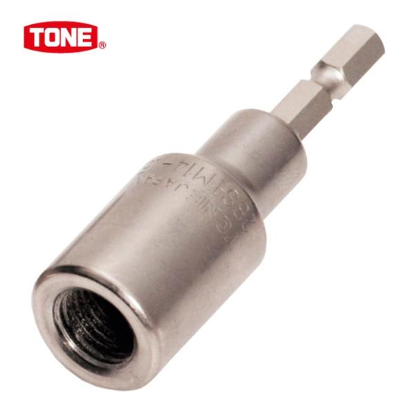 TONE スタッドボルトリムーバー|特長:ダブルナット不要でスタッドボルトの挿入が可能です。