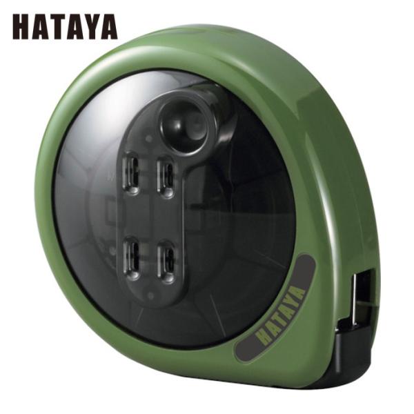 ハタヤ コードリール(単相100V)|特長:軽量・コンパクトなので、カバンに入れても邪魔になりません。 電線の長さは2mです。 電線を全長引き出して合計最大1200Wまで使用できます。