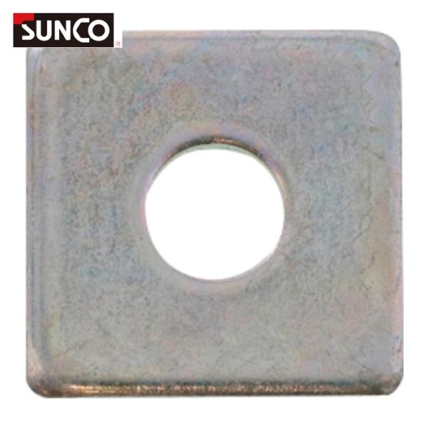SUNCO 角ワッシャー|特長:ボルト、ナットを外さなくても横から差し込むことができます。 高さの調整などに便利です。