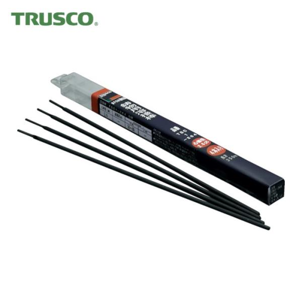 TRUSCO 溶接棒|特長:純ニッケル心線を使用し、溶接部の硬さが低く、機械加工が容易で溶接ひずみや応力の発生が少なく割れが発生しにくい溶接棒です。 アークは安定しており、スラグのはく離が良好です。
