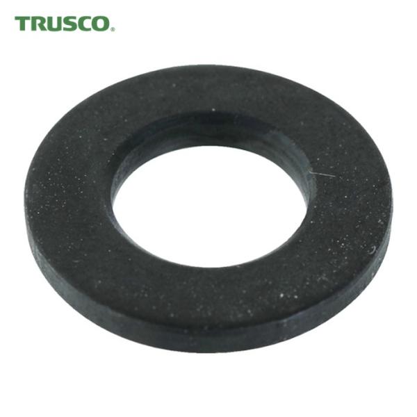 TRUSCO 平ワッシャー|特長:強度を出すために熱処理を加え、焼き入れ処理を施したワッシャーです。 通常のワッシャーに比べ厚みが増しています。