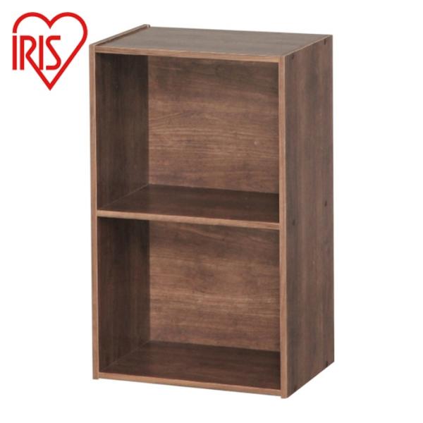 IRIS カラーボックス|特長:A4サイズの本やファイルなどを立てた状態で収納できます。 雑誌、A4ファイルの収納ができる2段のCBボックスです。