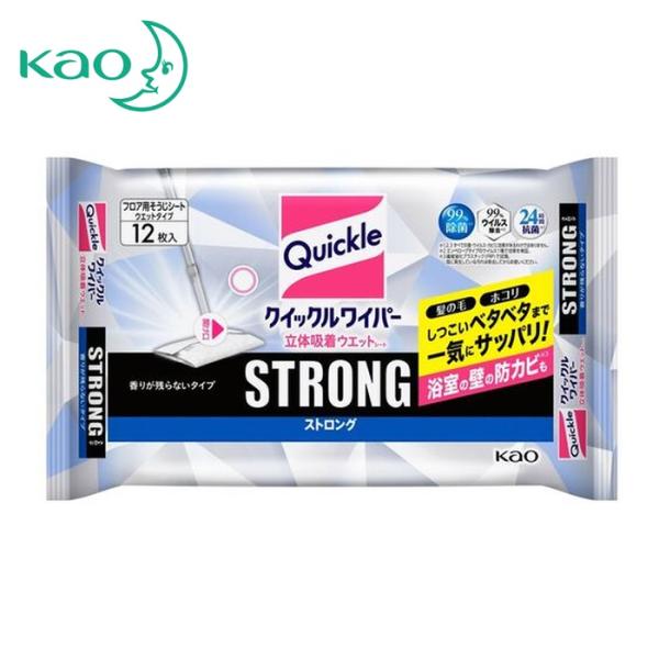 特長●強力タイプのウエットシートです。用途●床のベタベタ汚れがゴシゴシしないで拭きとれる強力タイプの床用ウエットシートです。●フロア用クイックル史上最強の拭きとり力※で、ホコリ・髪の毛も、油汚れや足裏汚れもすっきり拭きとります。●床についた...