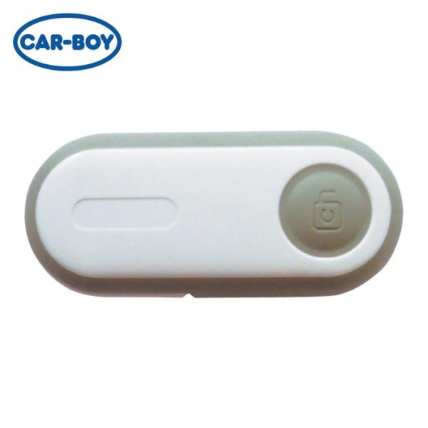 特長●見えない位置にロックボタンがあるため、簡単に開けられない設計になっています。用途●キャビネットやテレビ台の扉のいたずら防止に。