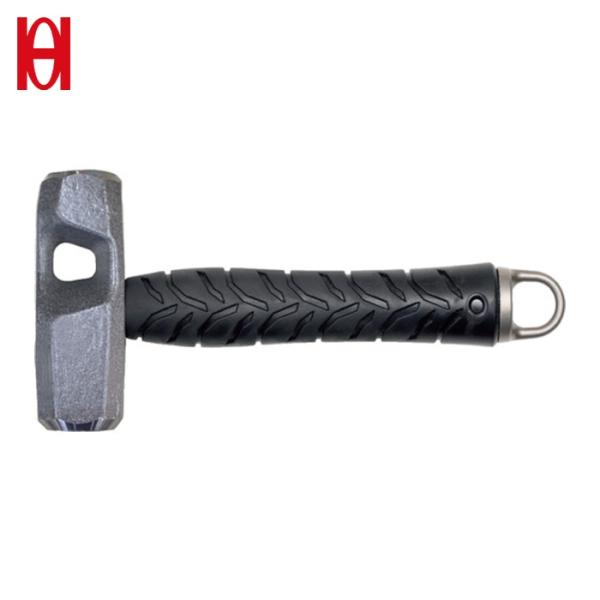 OH 両口ハンマー|特長:ヘッド本体にすり鉢形状の掛け穴を備えており、見なくても簡単にカラビナフックに脱着できます。 ヘッド上部にリングなどの突起物がなく、スミまで叩くことができます。 柄尻には頑丈なステンレス製リングが付いており、落下防止...