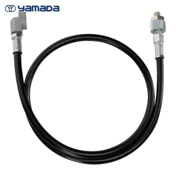 ヤマダ グリスガン用ノズル|特長:パイプタイプのノズルでは、給油しにくい時に最適です。 ハイドロリックニップルに使用するグリースガン用のノズルマイクロホースです。