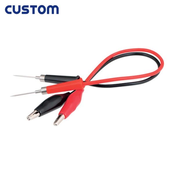 CUSTOM デジタルテスタ用オプション|特長:テスターのテストリード先端に取り付けて使用します。