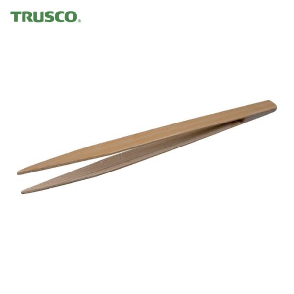 TRUSCO 竹製ピンセット|特長:非磁性・絶縁性・耐薬品性に優れています。 保持物を傷つけません。