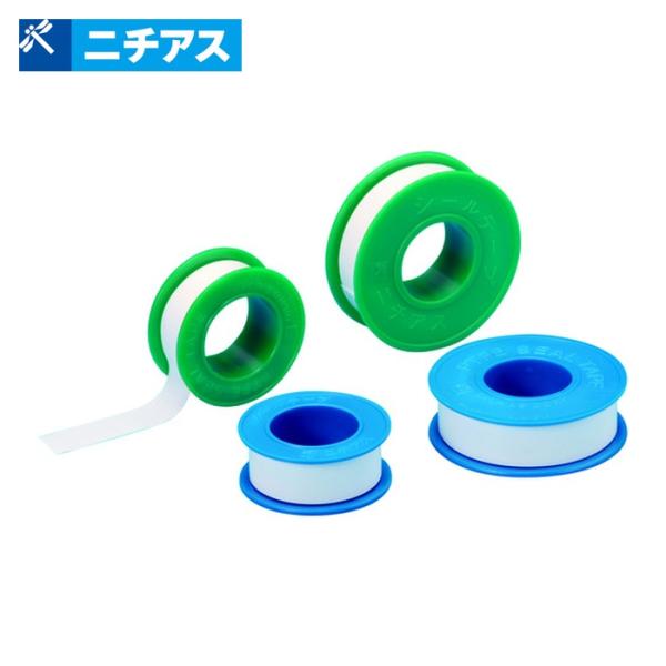 ニチアス シールテープ|特長:未焼成のPTFEを押出機で押し出し、圧延してテープ状にした製品です。 ねじ継手に巻くだけで簡単にシールできます・摩擦係数が小さくねじ込みが簡単で、焼付もなく脱着も非常に簡単です。 見掛け密度0。