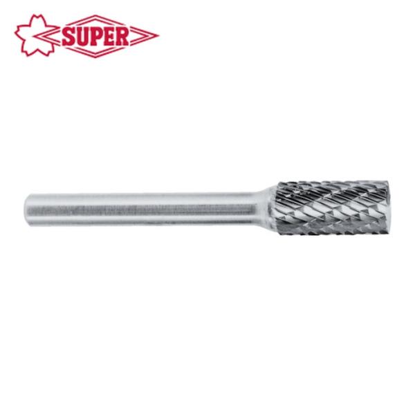 スーパー 超硬バー|特長:独自開発の刃形状により、高速回転使用時にバーが不用意に被切削物に喰いこんでしまうことがないため、滑らかに加工でき能力アップに貢献します。