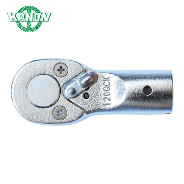 カノン トルクレンチ用交換ヘッド|特長:ヘッド交換式トルクレンチ用ラチェットヘッドです。