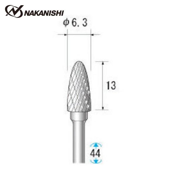 ナカニシ 超硬バー|特長:独自のブレードデザインにより、食い込みのないスムーズな加工を実現しました。 滑らかな切削感に加え刃持ちがよく、耐久性に大変優れています。 滑らかな切削感に加え刃持ちがよく、耐久性に大変優れています。