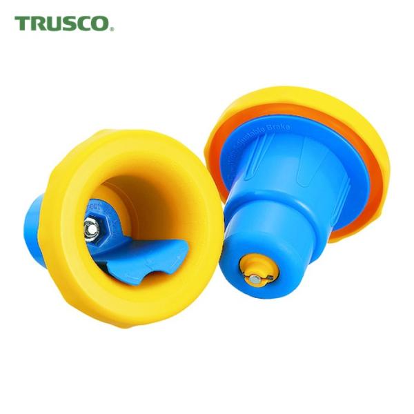 特長●ストレッチフィルムの紙管の上下にセットして使用できます。●ストレッチフィルムの巻き付けの際、ひっぱり強度を調節することができます。(中の青色のブレーキ板を+-方向に回して調整します)