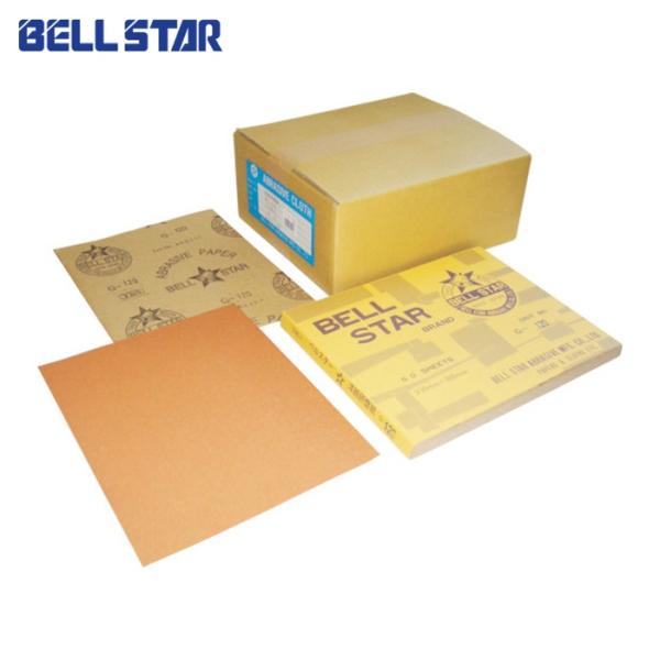 ベルスター 空研ぎペーパー|特長:一般に「紙ヤスリ」と呼ばれるもので、丈夫なCwクラフト紙を使用しています。 適当な大きさに、切ったり、折りたたんだりして使います。