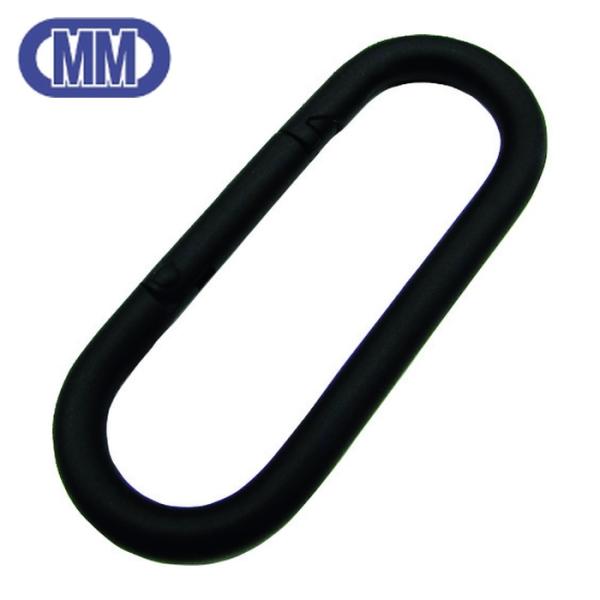 水本 リングキャッチ|特長:黒色に塗装しているので反射せず、目立ちにくいです。 チェーンの端末金具などに、ワンタッチで付け外しができます。